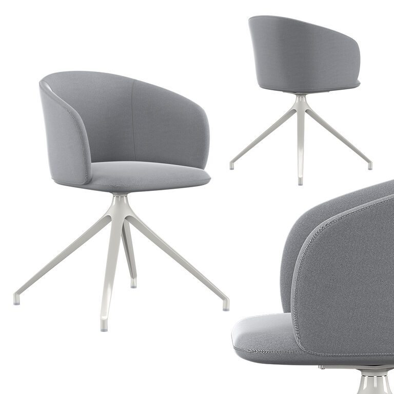 Grace Chair GRP4 (111320) 3D model - Download 3D model Grace Chair GRP4 ...
