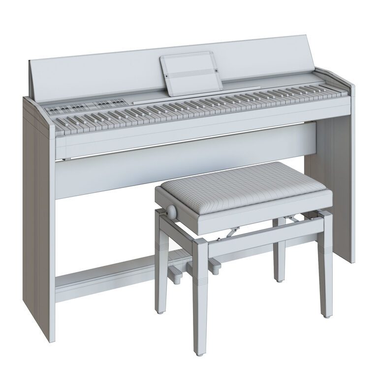 Keyboard Instrument 3D models - Download 3D models | 3d-baza.com