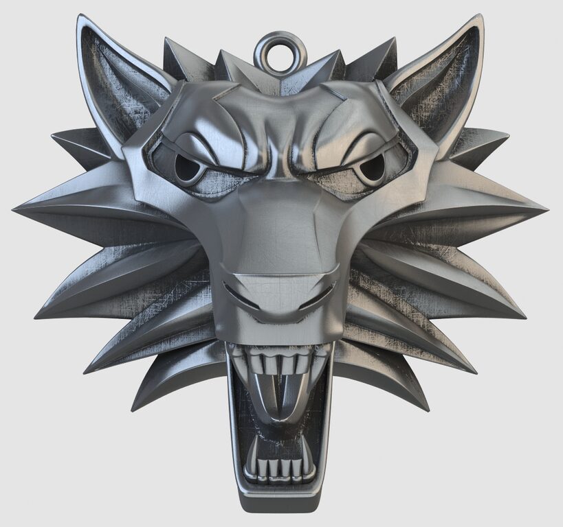 Medallion Witcher for 3D printer (114441) 3D model - Download 3D model ...
