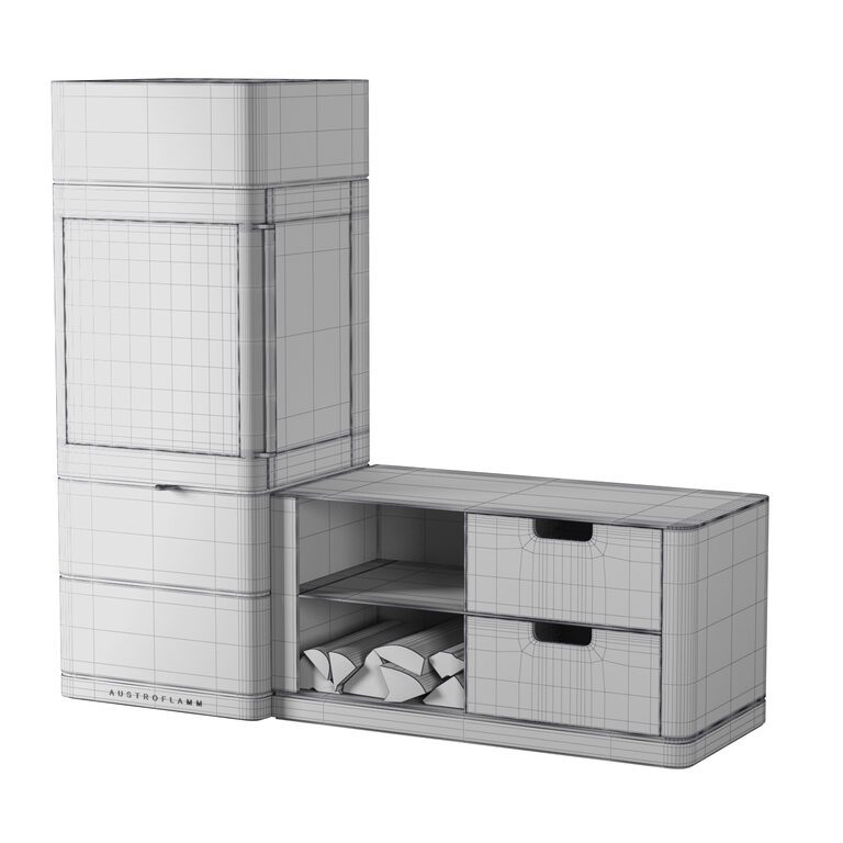 Ivy STOVES Fireplace (112086) 3D model - Download 3D model Ivy STOVES ...