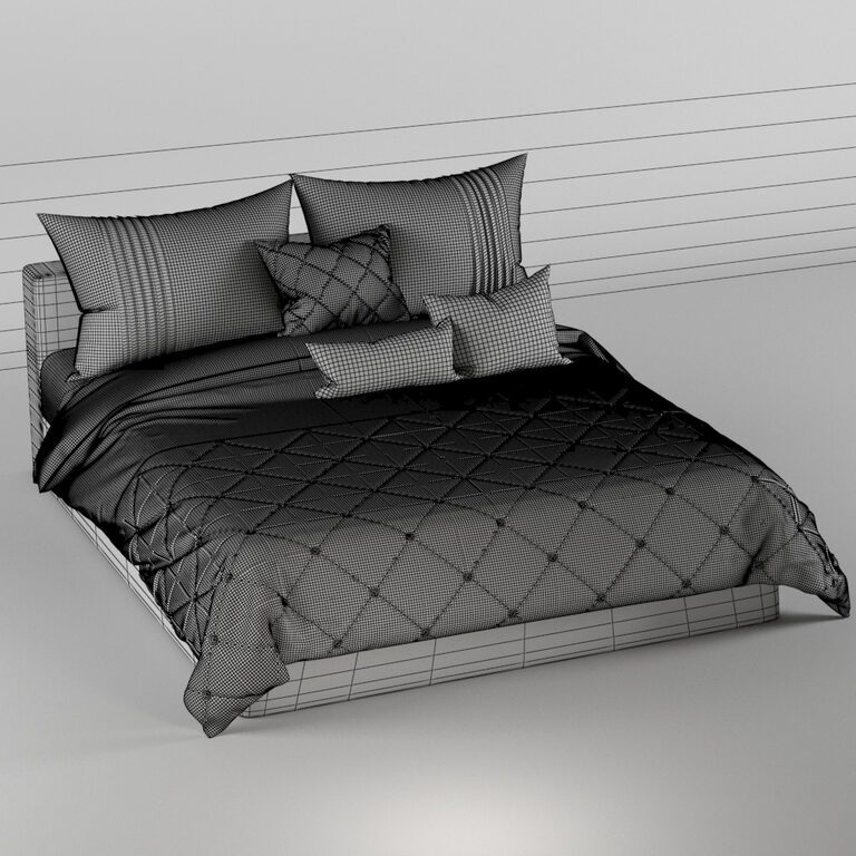 Alexa Bed (109506) 3D model - Download 3D model Alexa Bed (109506 ...