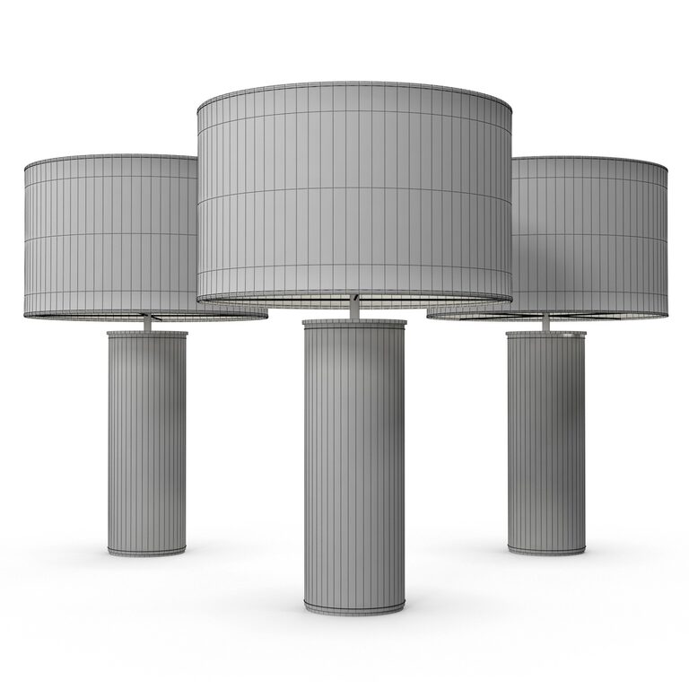 David Linley Evolution table lamp (111237) 3D model - Download 3D model ...