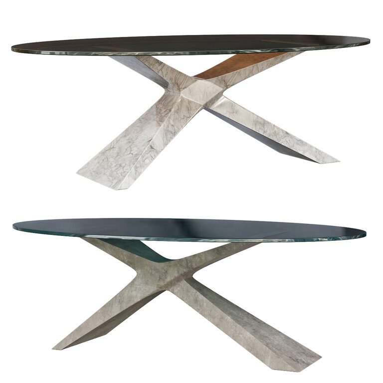 Nexus Dining table (109560) 3D model - Download 3D model Nexus Dining ...