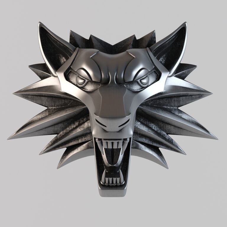 Medallion Witcher for 3D printer (114441) 3D model - Download 3D model ...