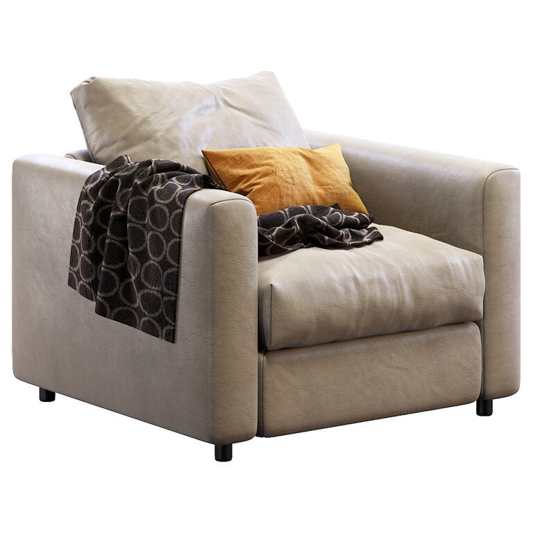 Ikea Vimle armchair (3 color version) (115796) 3D model - Download 3D ...