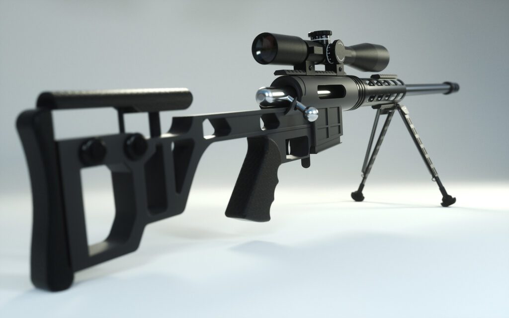 Rifle DVL-10 (115335) 3D model - Download 3D model Rifle DVL-10 (115335 ...