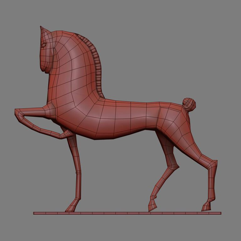 Horses Sculptures Set (109494) 3D model - Download 3D model Horses ...