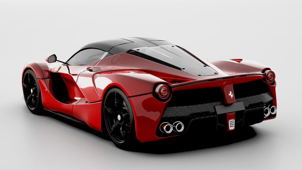 Ferrari LaFerrari Aperta Car (111394) 3D model - Download 3D model ...
