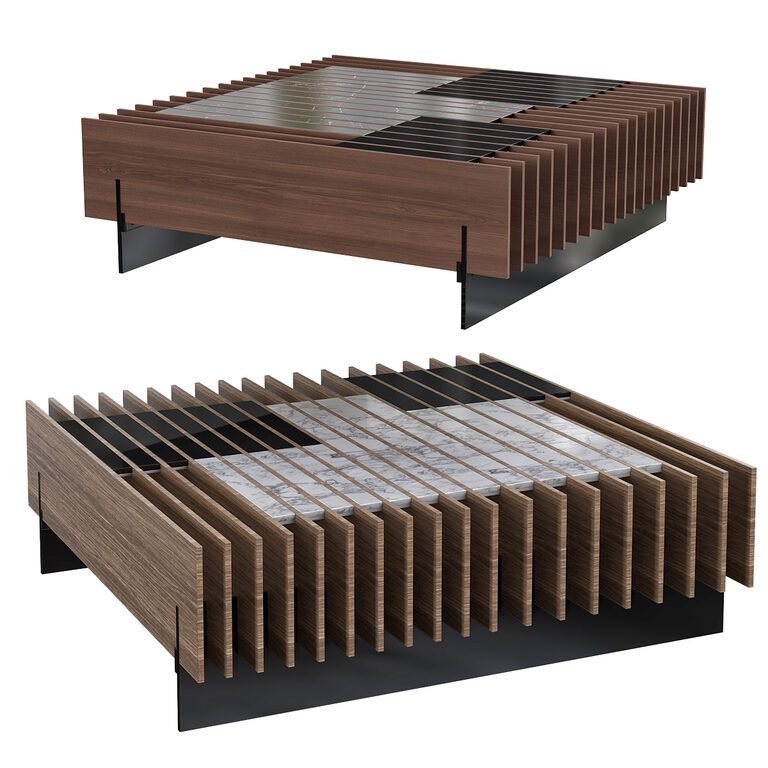 Coffee Table Giorgetti FIT (115418) 3D model - Download 3D model Coffee ...