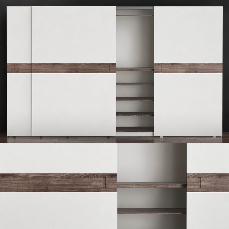 SLIDING WARDROBE №6 (113944) 3D model - Download 3D model SLIDING ...
