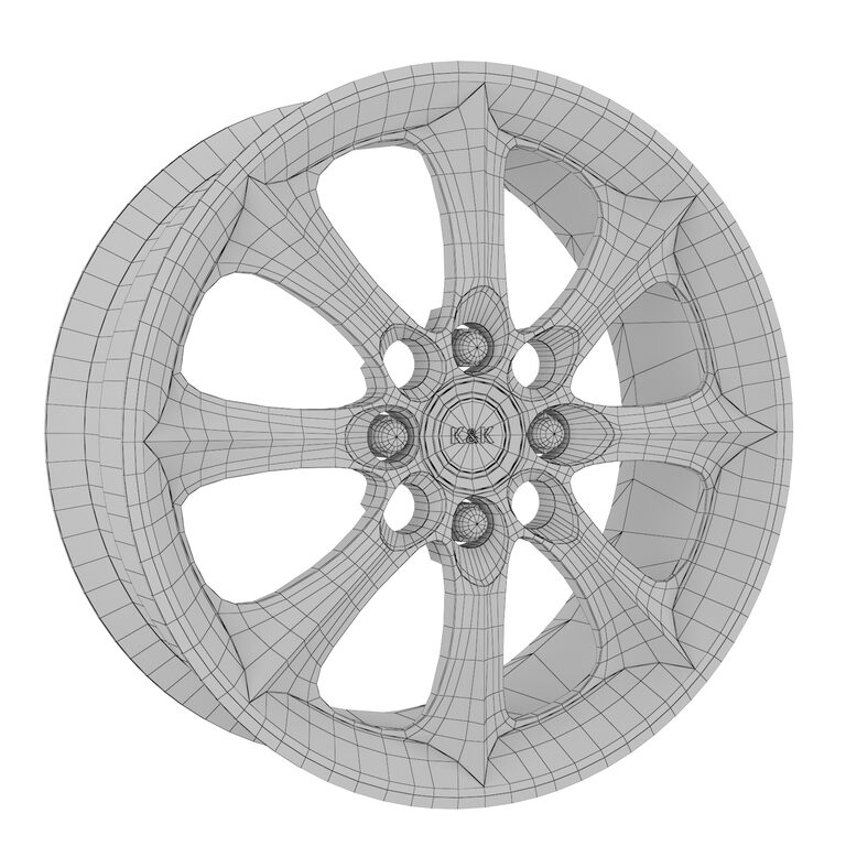 Kik Borus alloy wheel (111229) 3D model - Download 3D model Kik Borus ...
