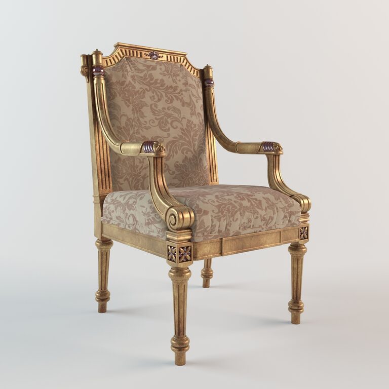 Classic chair (113848) 3D model - Download 3D model Classic chair ...