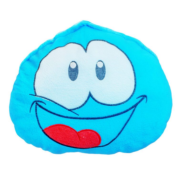 Baby Blue Pillow with Drawn Eyes and Mouth (110146) 3D model - Download ...