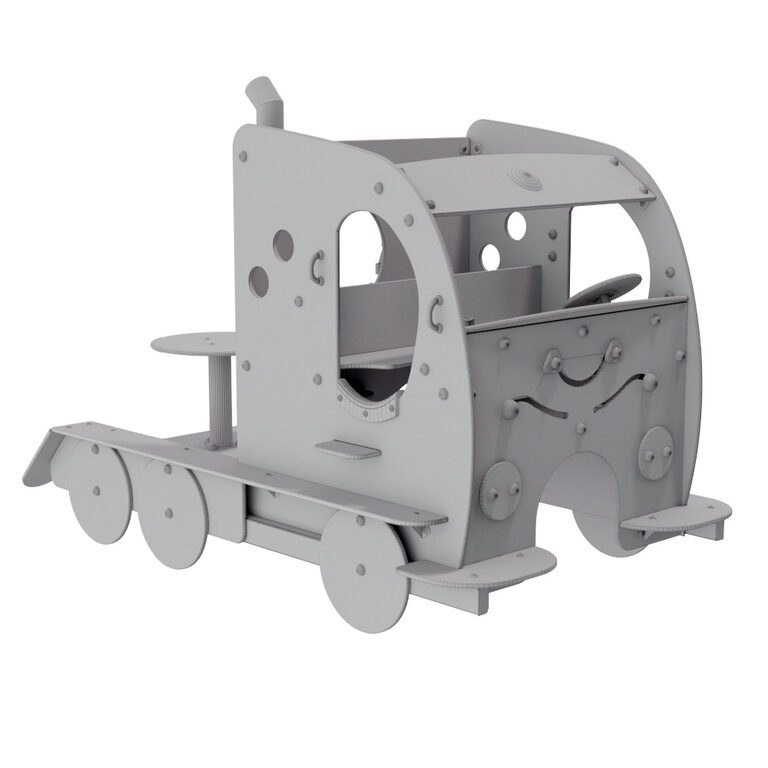 TRUCK AND TRAIN KOMPAN (110725) 3D model - Download 3D model TRUCK AND ...