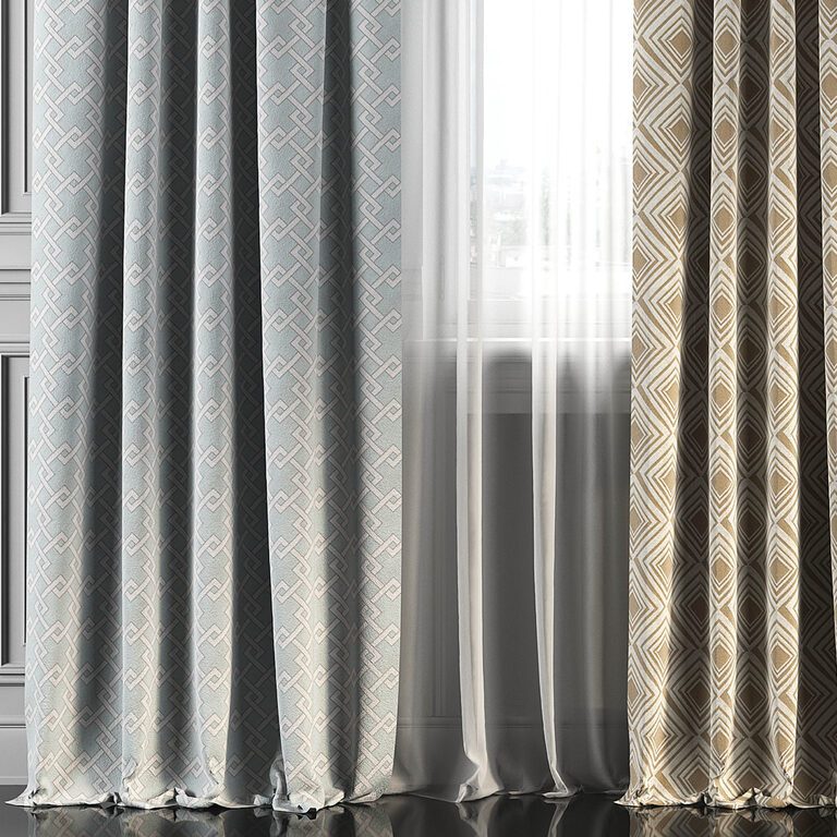 Curtain Set 157 (115463) 3D model - Download 3D model Curtain Set 157 ...