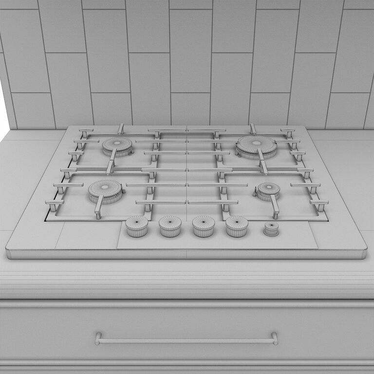 Corner Kitchen (111810) 3D model - Download 3D model Corner Kitchen ...