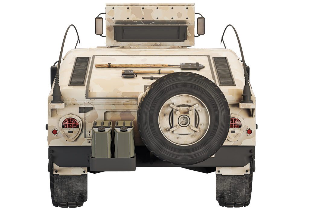 Humvee Military M1114 (113933) 3D model - Download 3D model Humvee ...