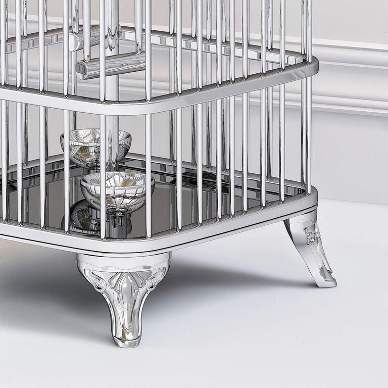 Table Lamp La Cage Nickel Eichholtz (114257) 3D model - Download 3D ...