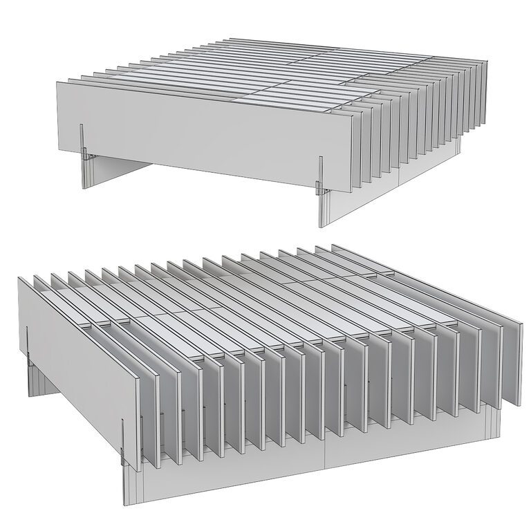Coffee Table Giorgetti FIT (115418) 3D model - Download 3D model Coffee ...