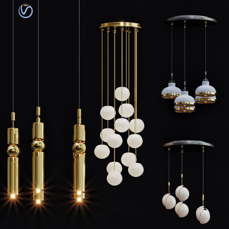 VAASA By Cameron Design House Chandelier (112440) 3D model - Download ...