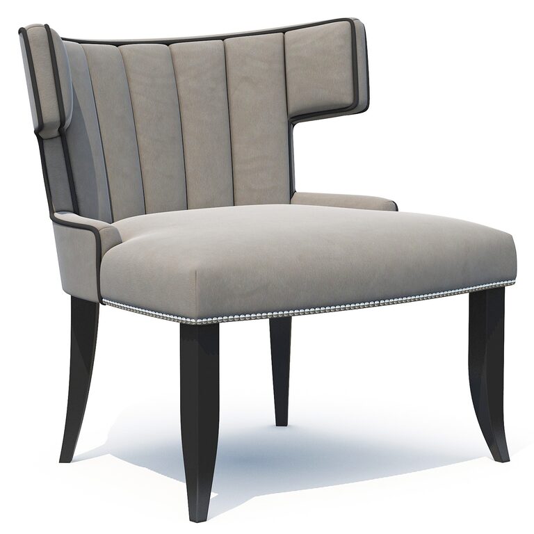 Chapelstreet London Fulton fluted chair (110858) 3D model - Download 3D ...