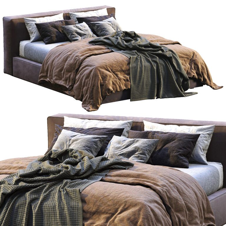 Кровать Jesse Bed Mark (113831) 3D модель - Скачать 3D модель Кровать ...