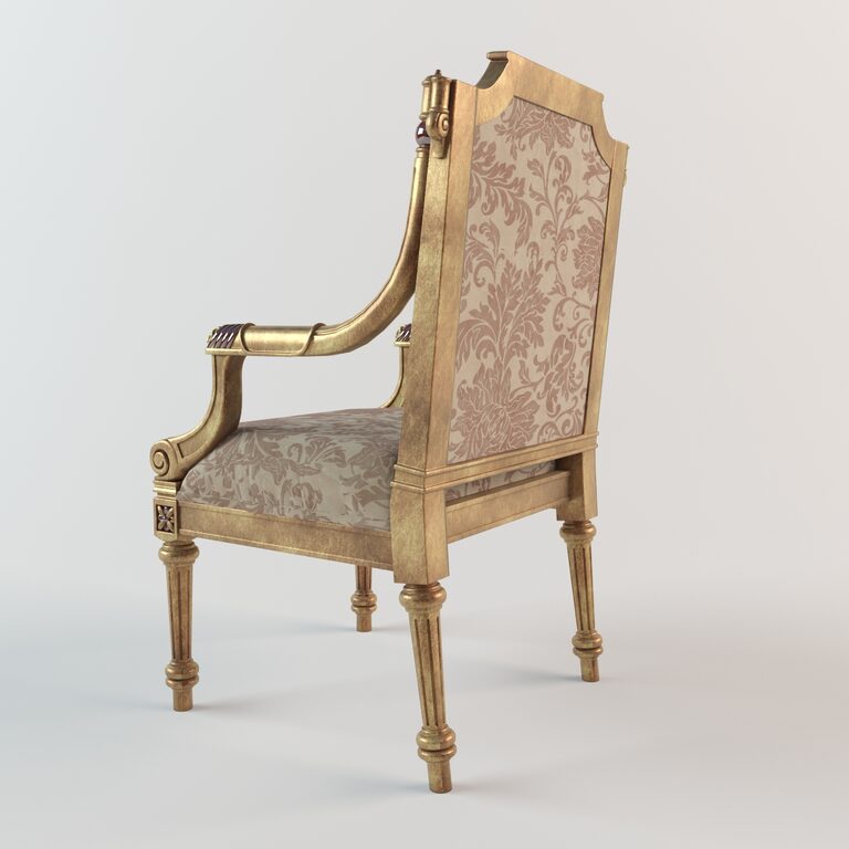 Classic chair (113848) 3D model - Download 3D model Classic chair ...