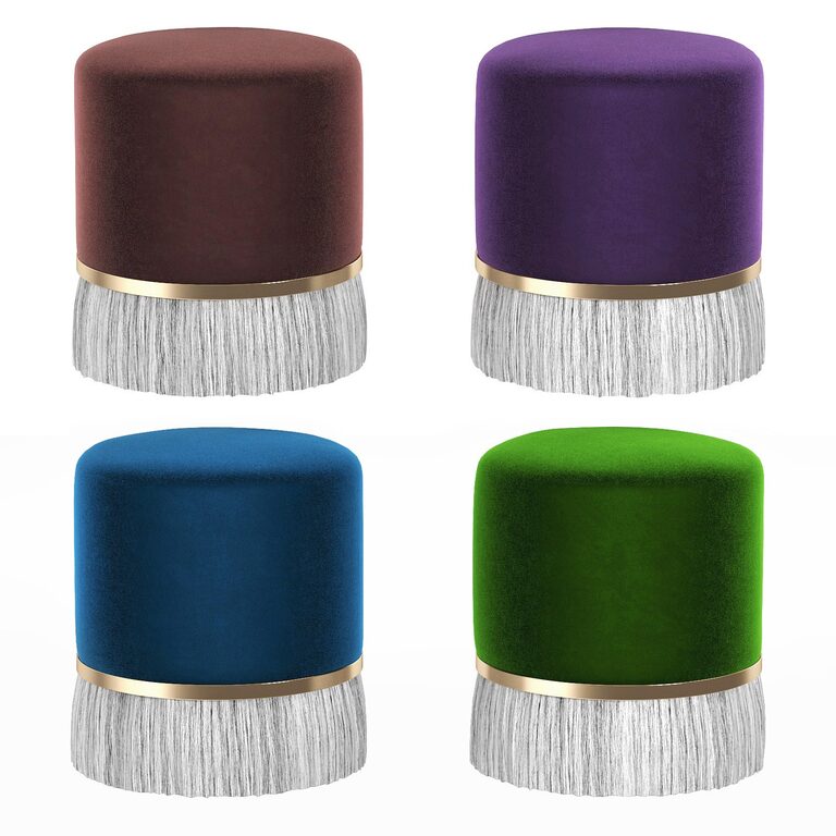 Konekt furniture Thing Pouf (112181) 3D model - Download 3D model ...