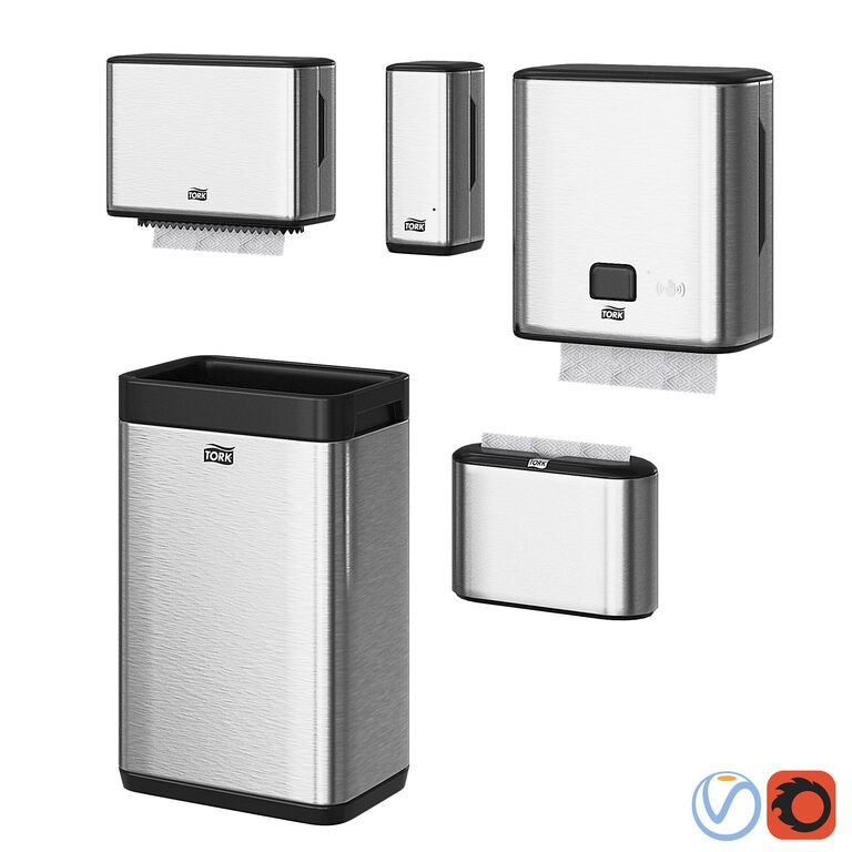 Tork Image Design Set of dispensers (100998) 3D model - Download 3D ...