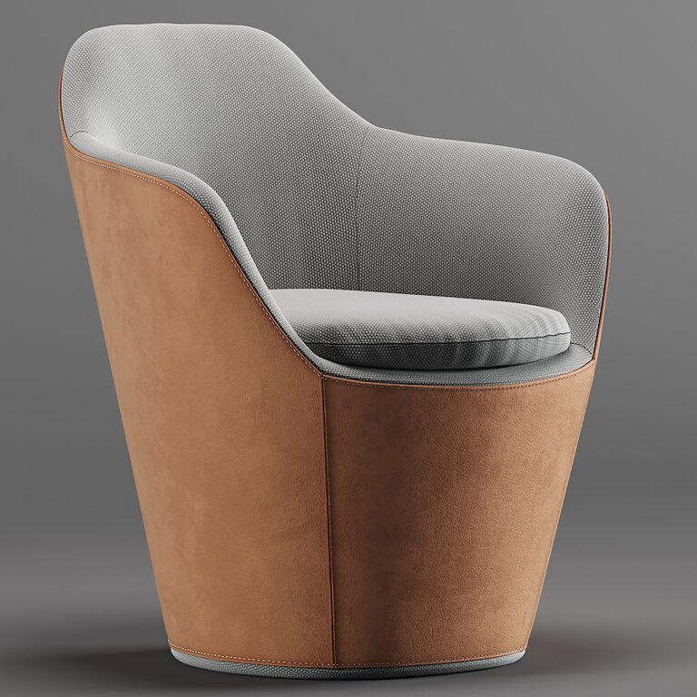Cor Flint armchair (101018) 3D model - Download 3D model Cor Flint ...