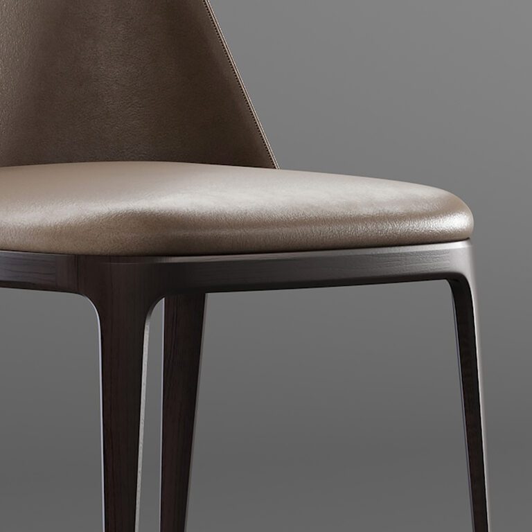 Poliform Grace Leather Chair (101049) 3D model - Download 3D model ...