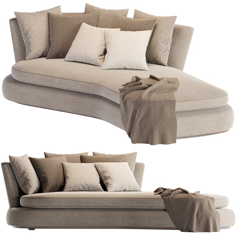 Maxalto Apollo Day Bed (101127) 3D model - Download 3D model Maxalto ...