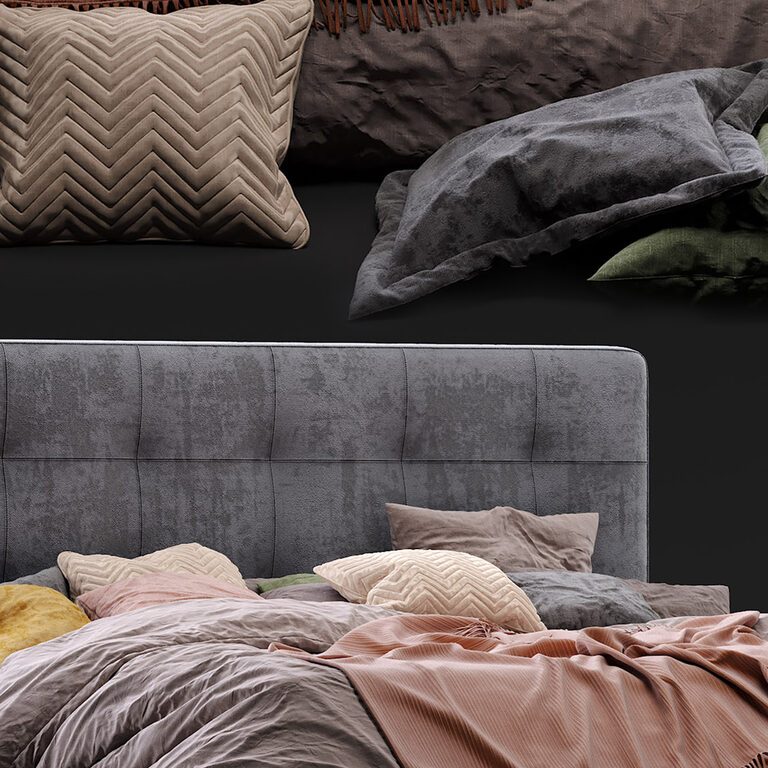 Boconcept Mezzo bed (101157) 3D model - Download 3D model Boconcept ...