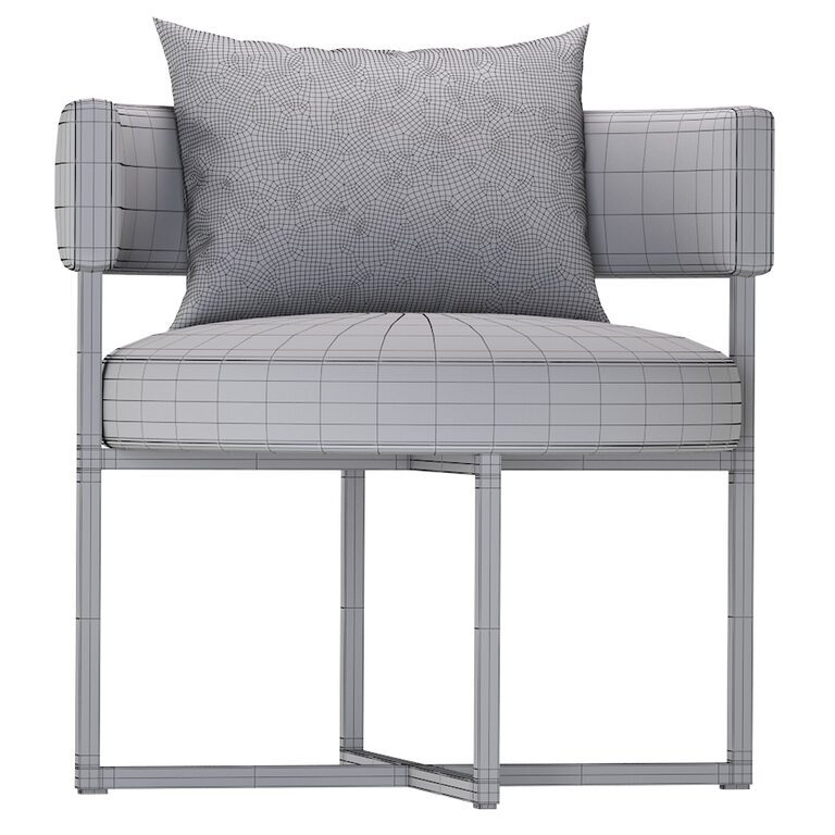 Ana Roque Interiors Isys Small Armchair (101335) 3D model - Download 3D ...