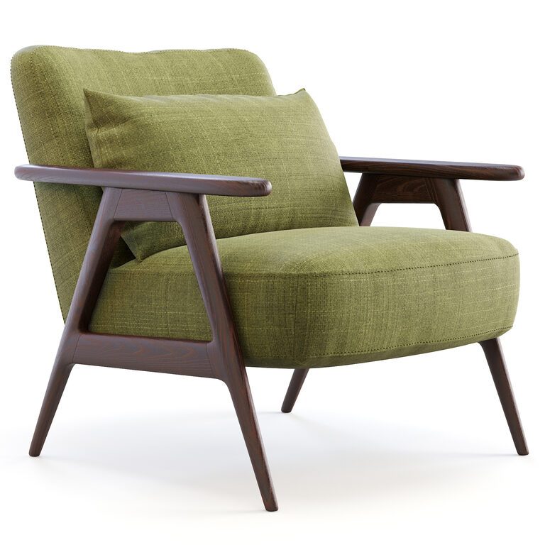 John Lewis & Partners Hendricks Accent Armchair (101490) 3D model ...