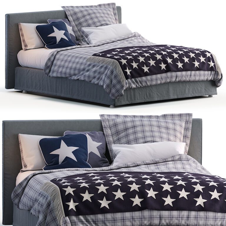 Schramm CHILL Bed (101574) 3D model - Download 3D model Schramm CHILL ...