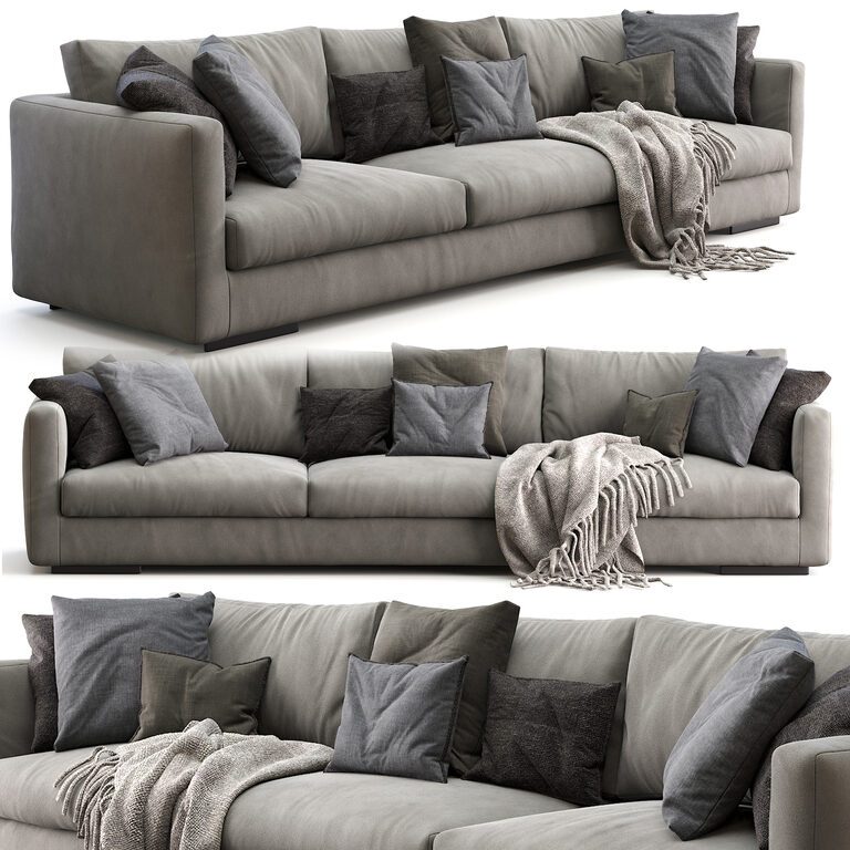 Flexform Sofa Magnum (101617) 3D model - Download 3D model Flexform ...