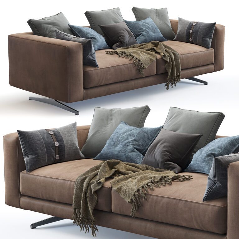 Flexform Campiello Sofa (101684) 3D model - Download 3D model Flexform ...