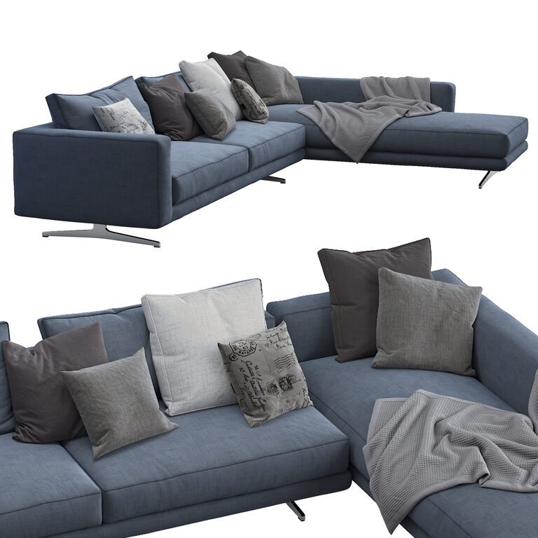 Flexform Campiello Sofa (101793) 3D model - Download 3D model Flexform ...
