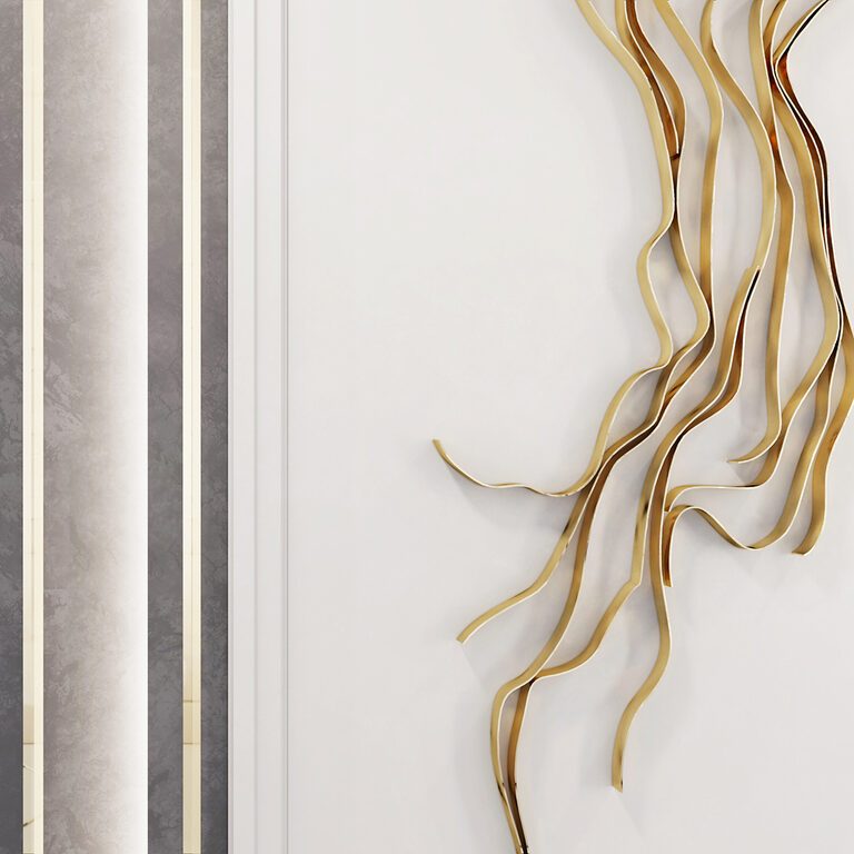 Waves Metal Wall Panel (101897) 3D model - Download 3D model Waves ...