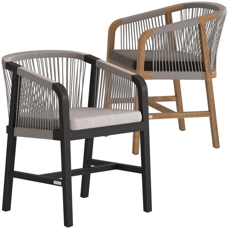 Coco Republic St Joseph Chair (102011) 3D model - Download 3D model ...