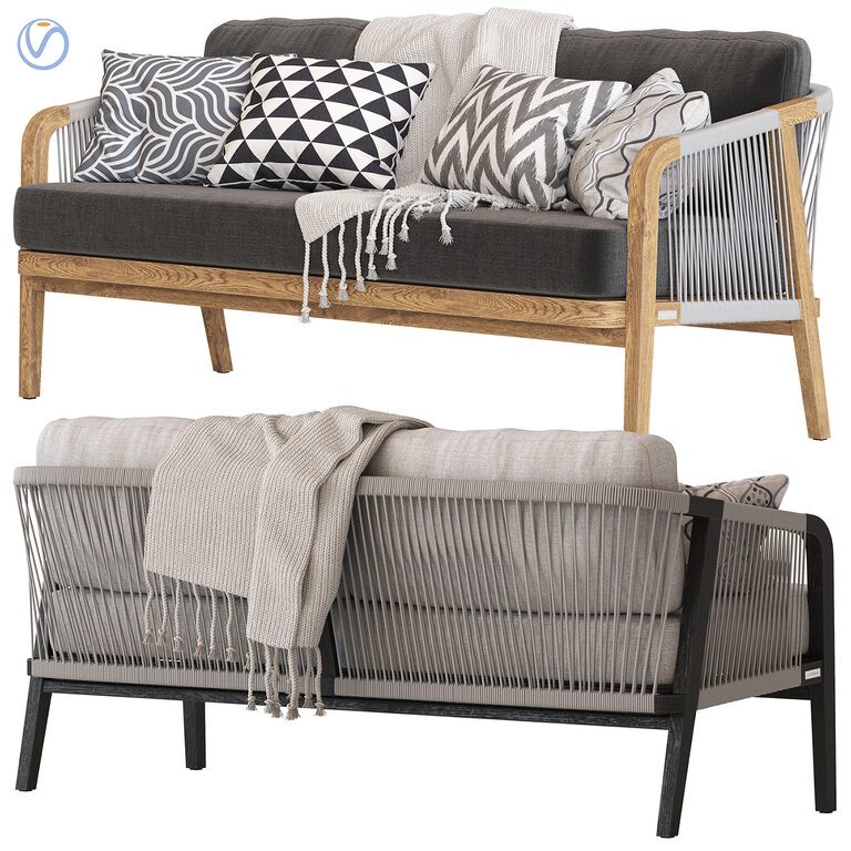Coco Republic St Joseph Sofa (102013) 3D model - Download 3D model Coco ...