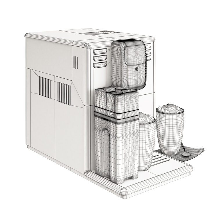 PHILIPS 5000 coffee machine (102250) 3D model - Download 3D model ...