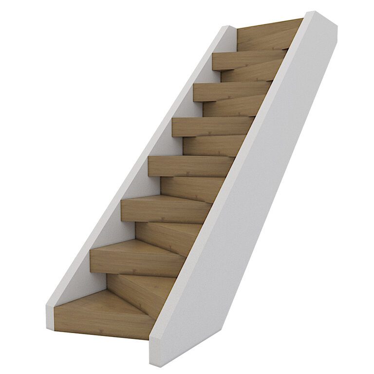 Wooden Stairs (102262) 3D model - Download 3D model Wooden Stairs ...