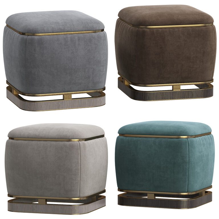 ASHI Frato 2018 Pouf (102430) 3D model - Download 3D model ASHI Frato ...