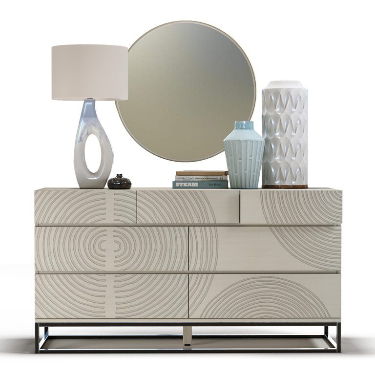 Circulus 7 Drawer Dresser (102664) 3D model - Download 3D model ...