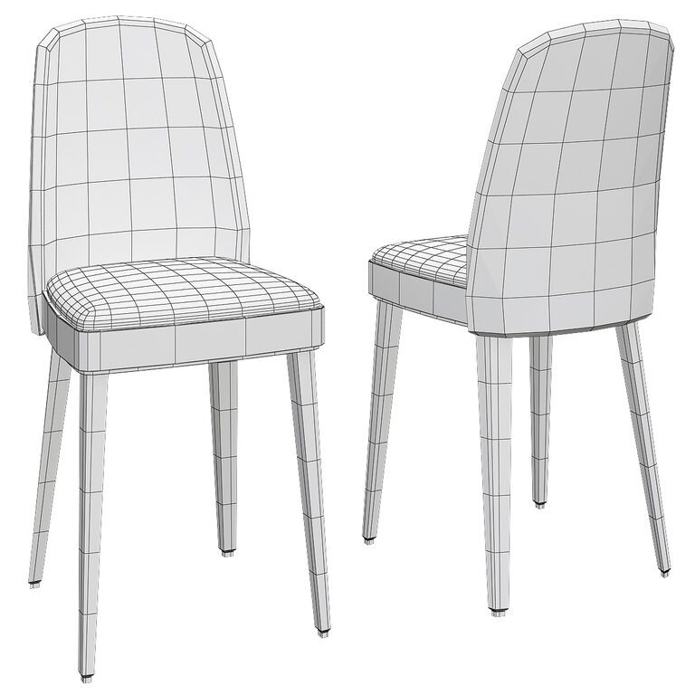 Andrea Chair (102737) 3D model - Download 3D model Andrea Chair (102737 ...