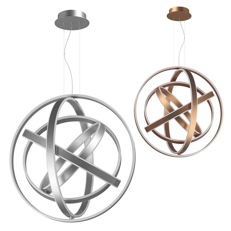 7472xx Saturno Lightstar Pendant Chandelier (103931) 3D model ...