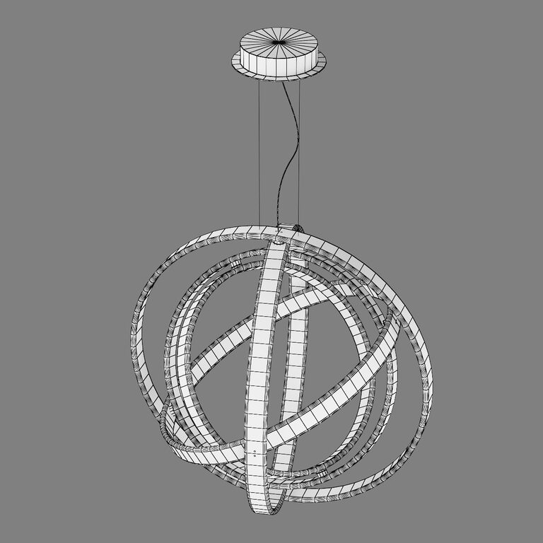 7472xx Saturno Lightstar Pendant Chandelier (103931) 3D model ...