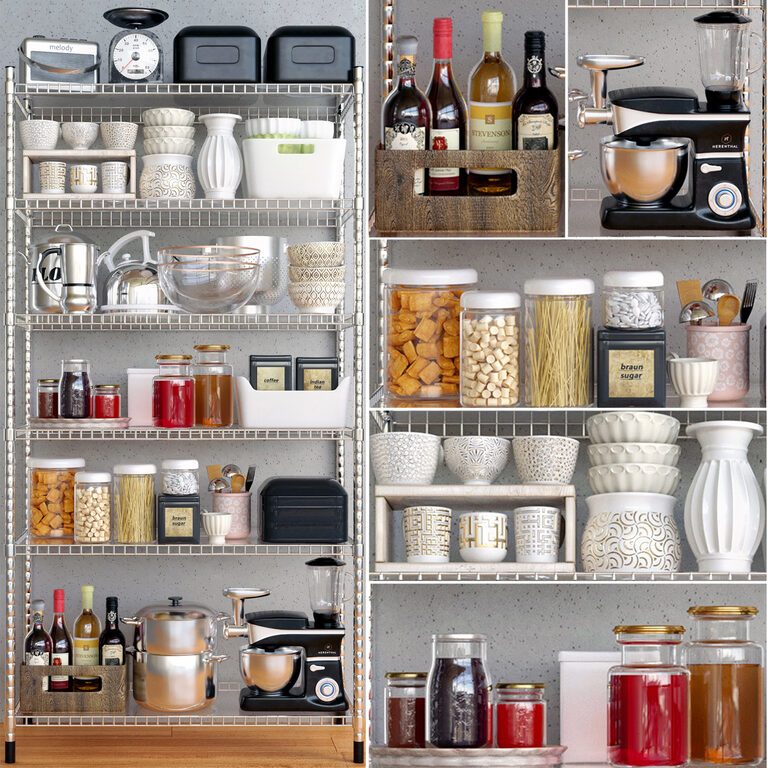 Kitchen Shelf (105911) 3D model - Download 3D model Kitchen Shelf ...